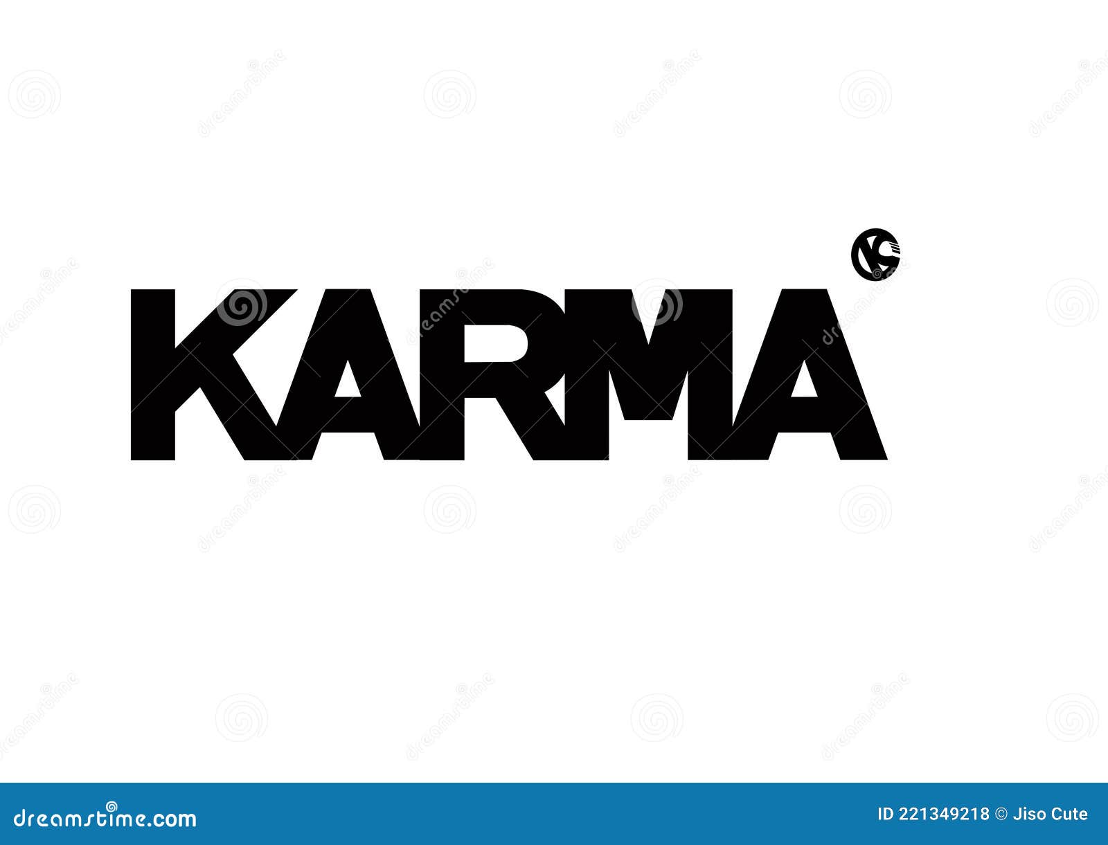 Karma Logo Royalty-Free Stock Photo | CartoonDealer.com #221327865