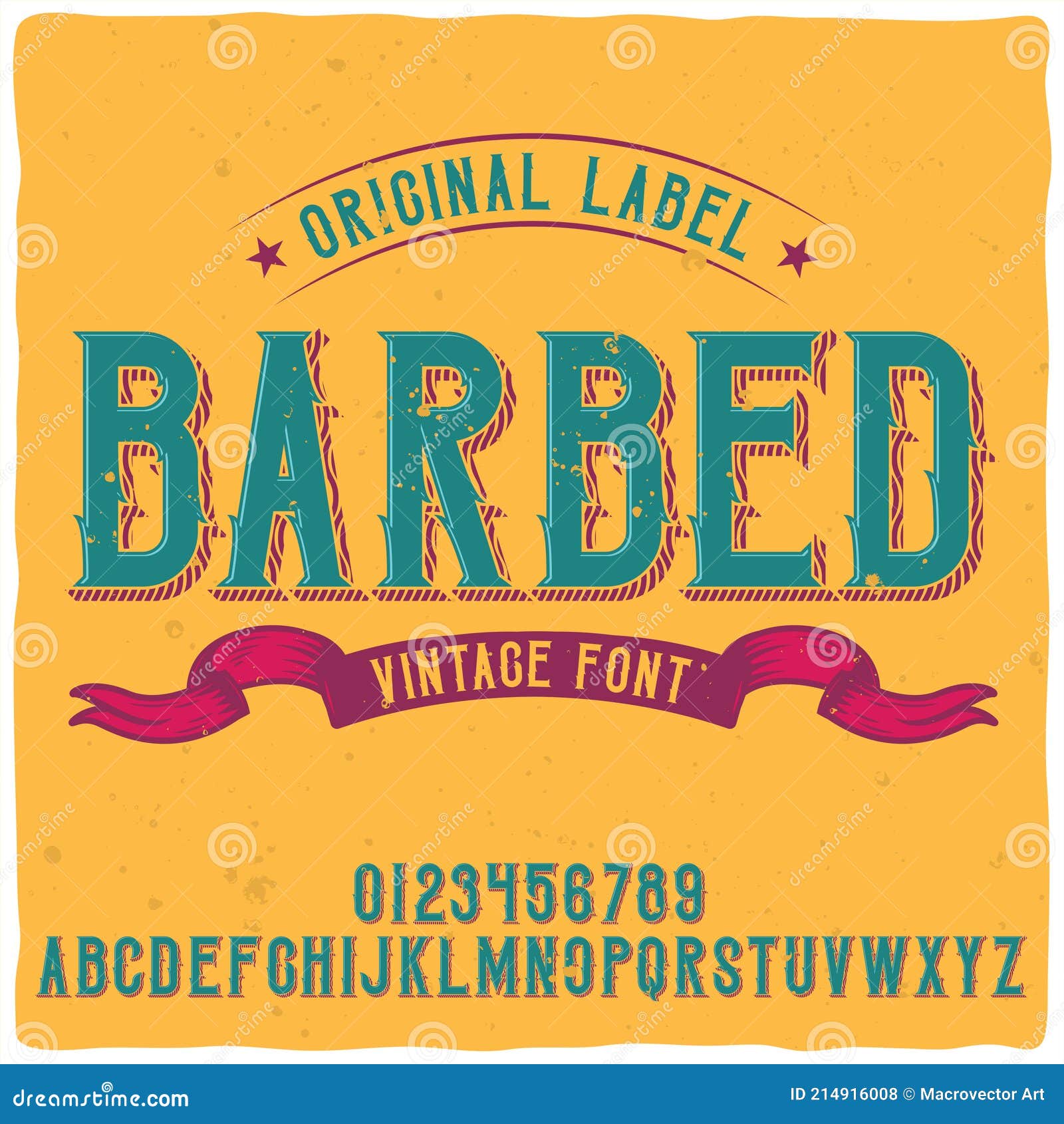 Font Out Of Barb Wire In Thin Line Style. Latin Letters And Numbers ...