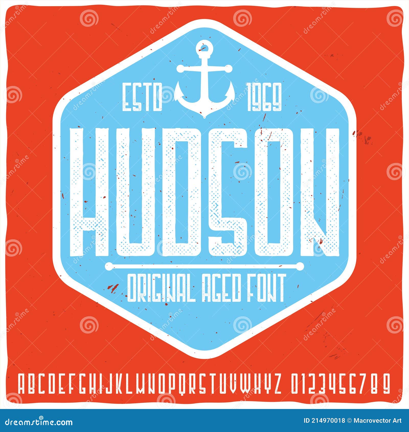 Hudson Font. Elegant Alphabet Letters Font And Number. Vector ...