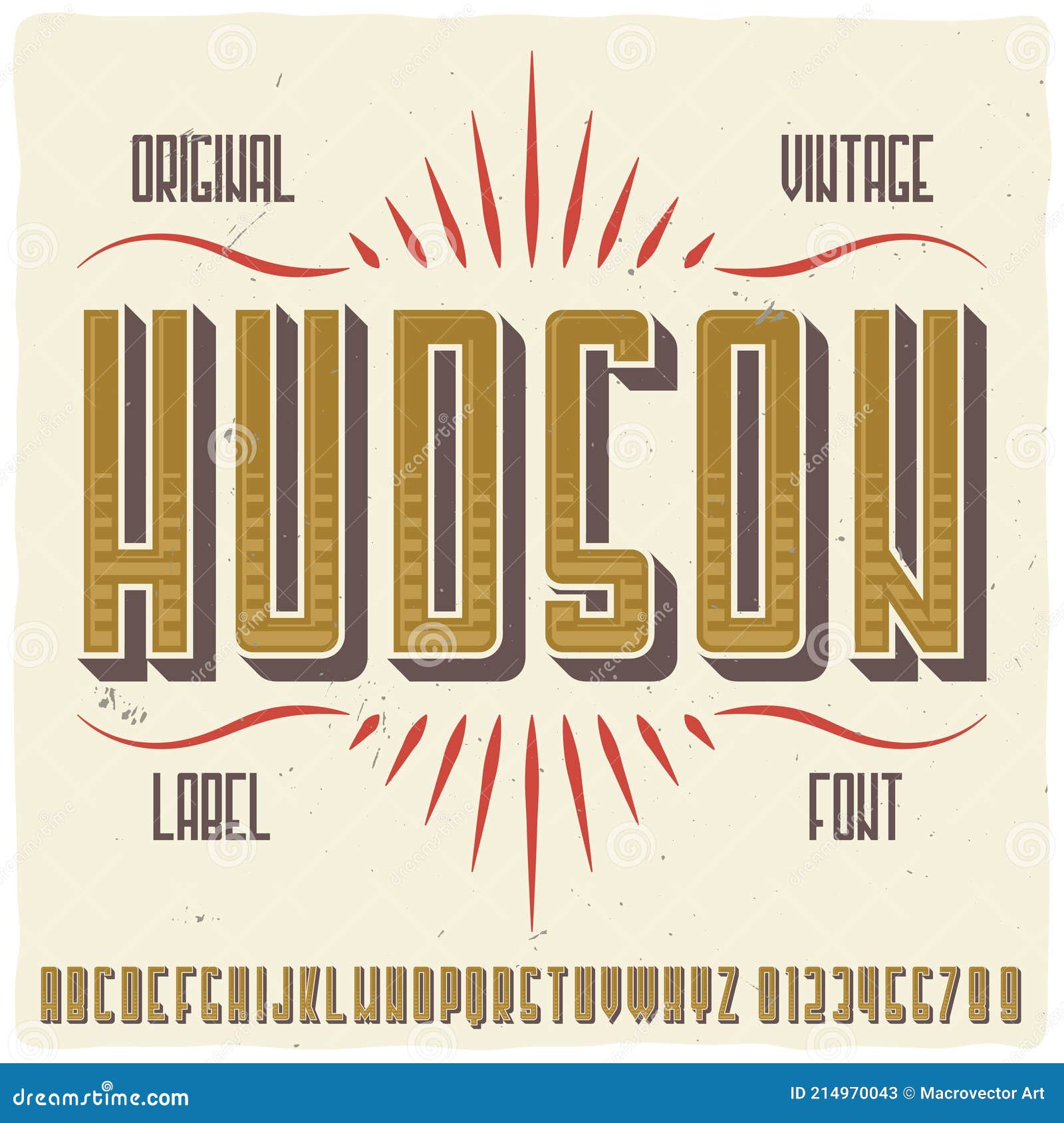 Hudson Font. Elegant Alphabet Letters Font And Number. Vector ...
