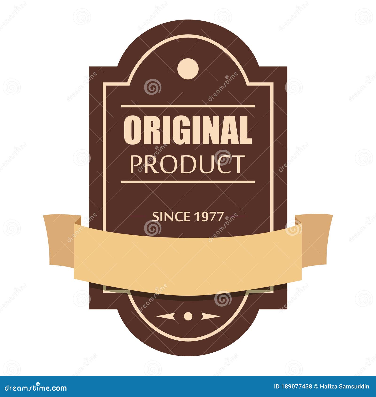 Original Label. Vector Illustration Decorative Design Stock Vector ...