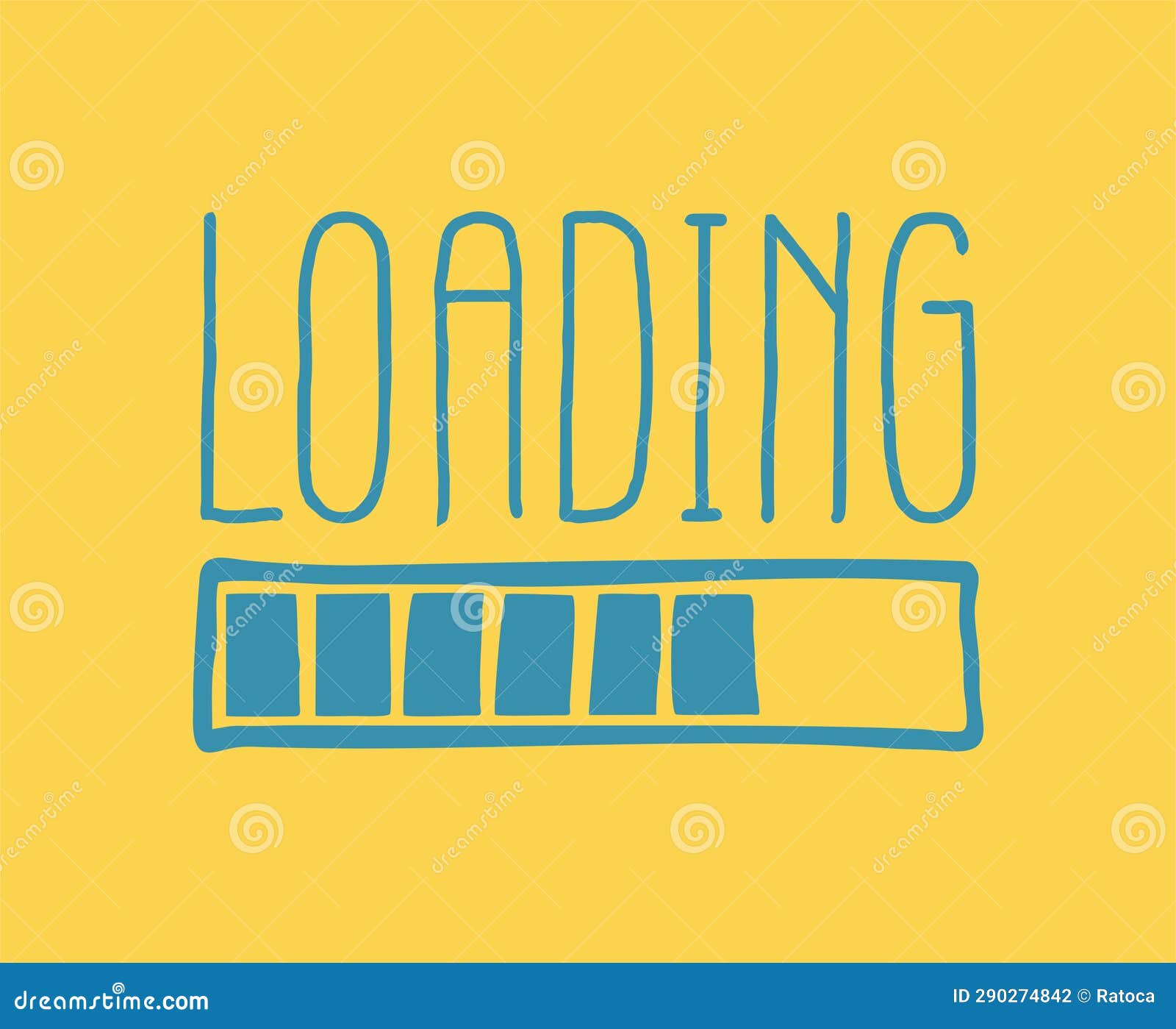 Original loading bar stock vector. Illustration of interface - 290274842