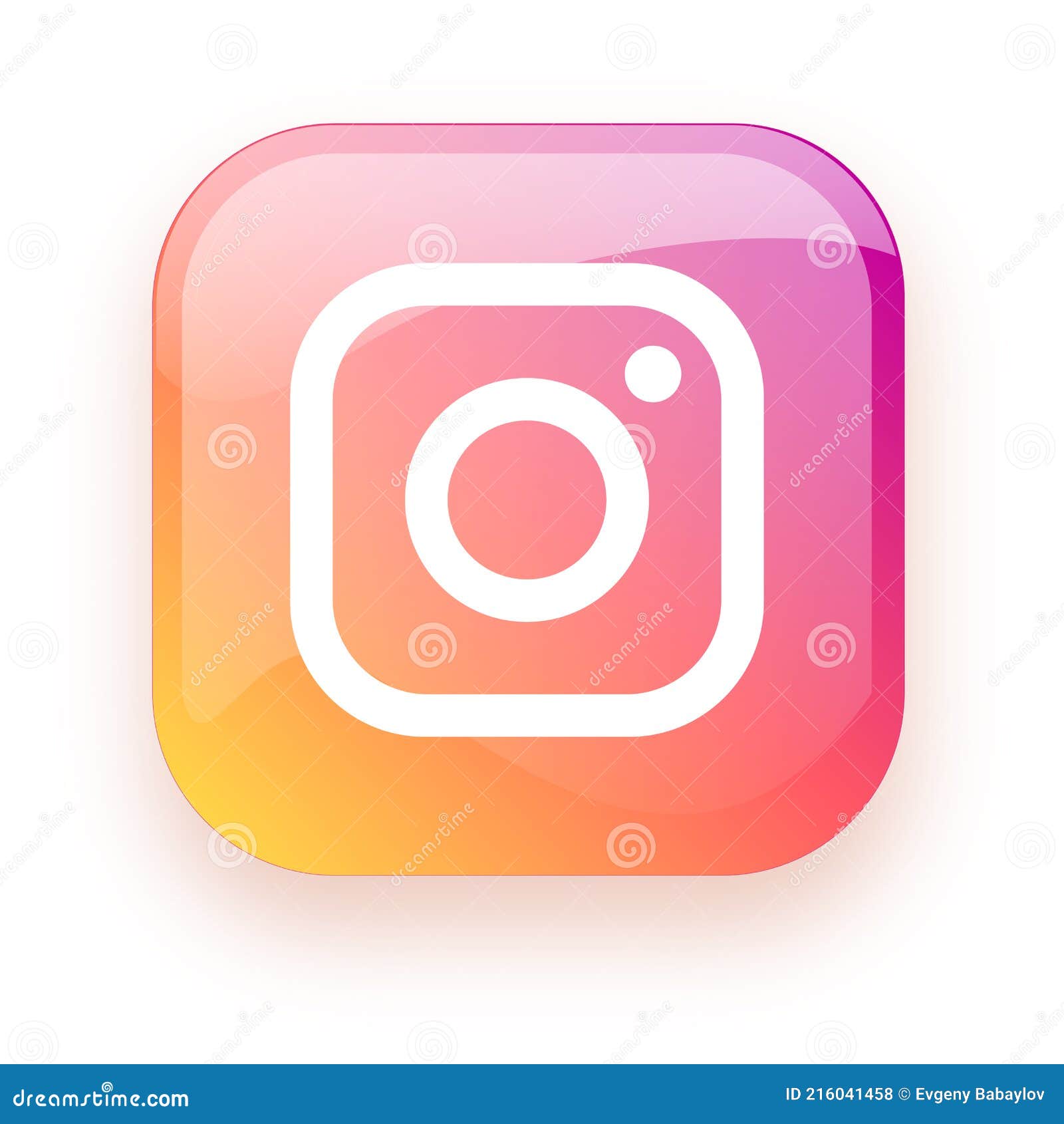 Original Logo, Web Icon of the Popular Network Instagram - Vector ...