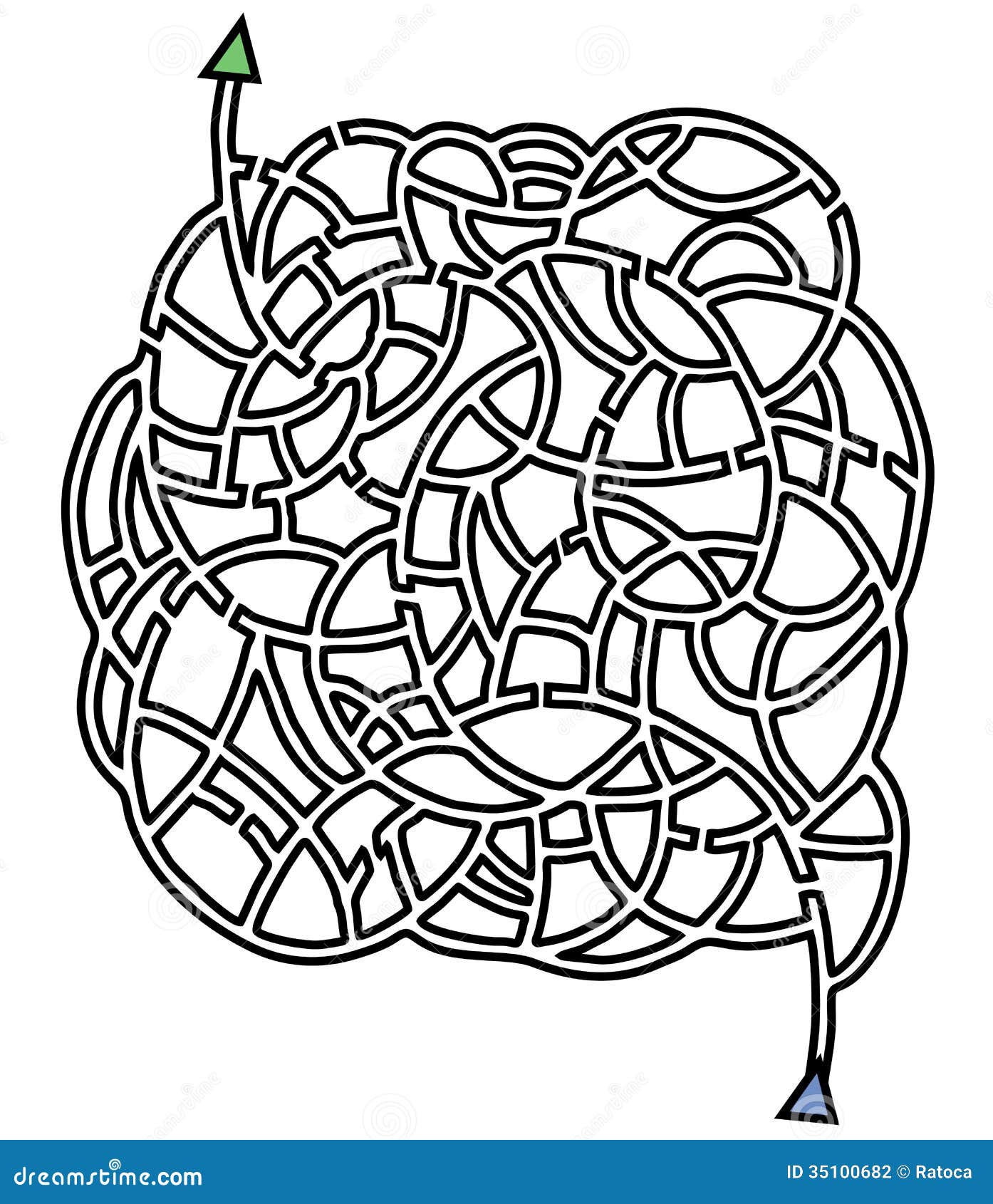 Original Maze Stock Photography - Image: 35100682