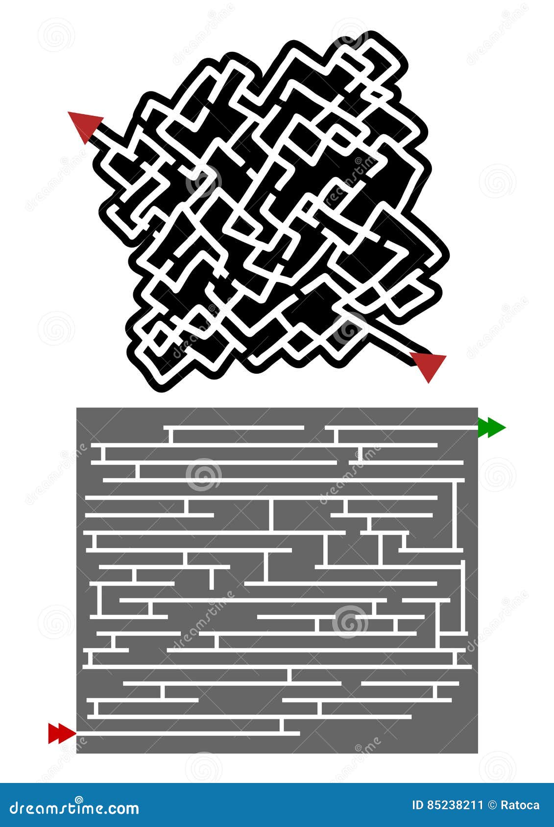 Original mazes design stock vector. Illustration of puzzle - 85238211