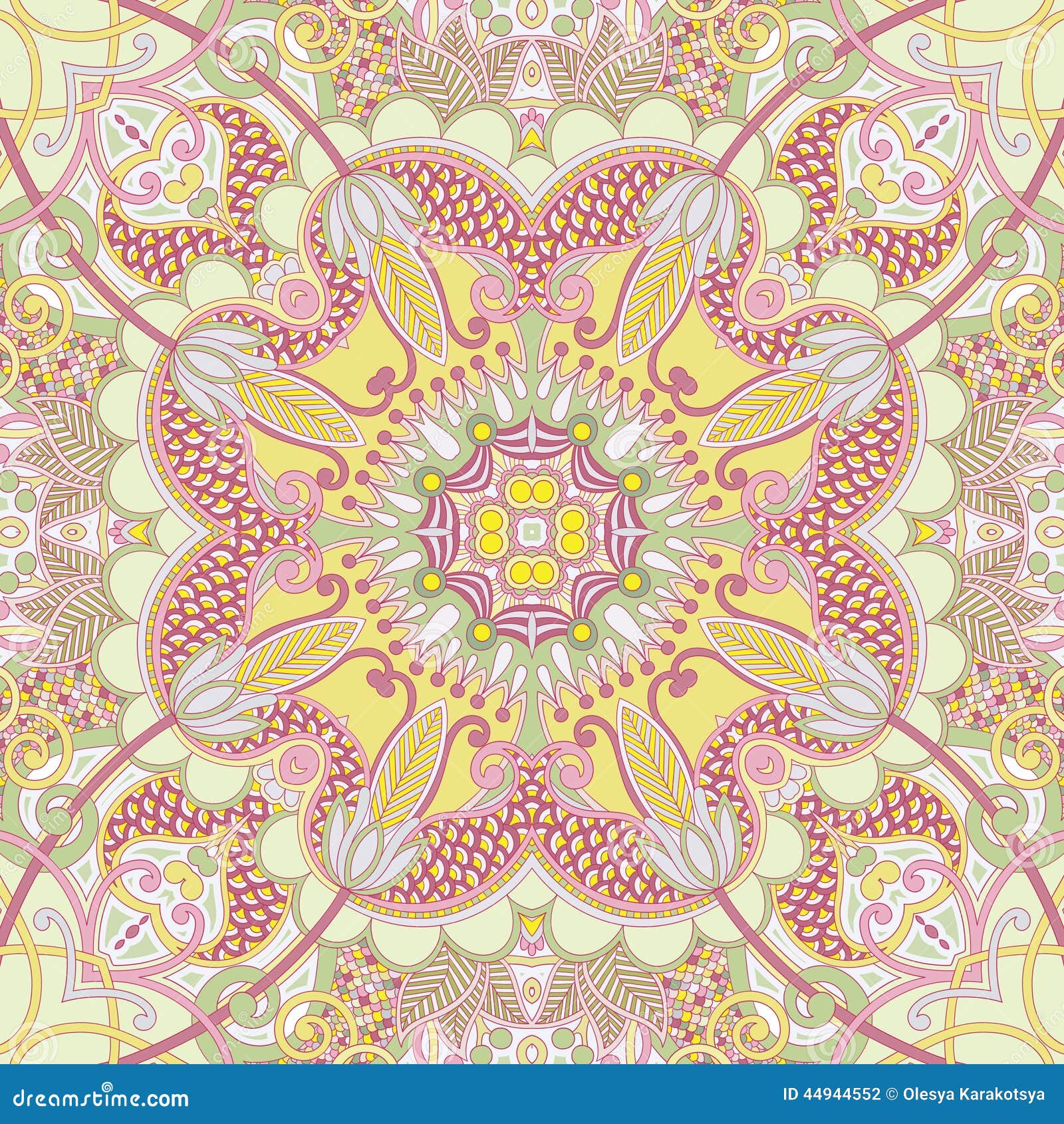 Original Paisley Seamless Pattern Stock Vector - Illustration of ...