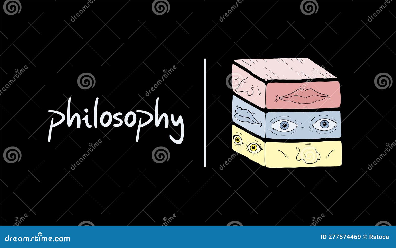 Original Philosophy Illustration Stock Vector - Illustration of theory ...