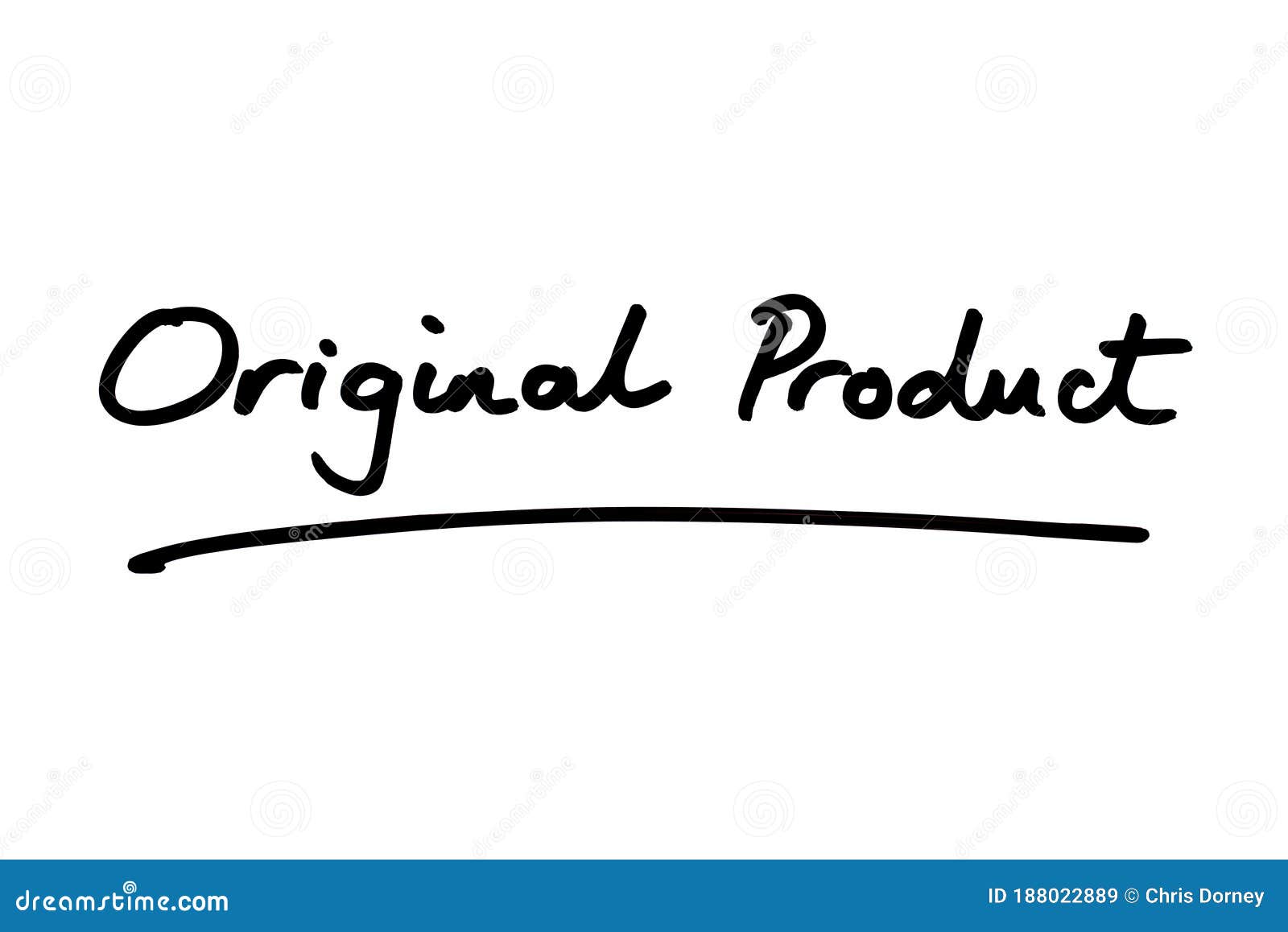 Bio Product - Handwritten Modern Calligraphy On Vector Illustration ...