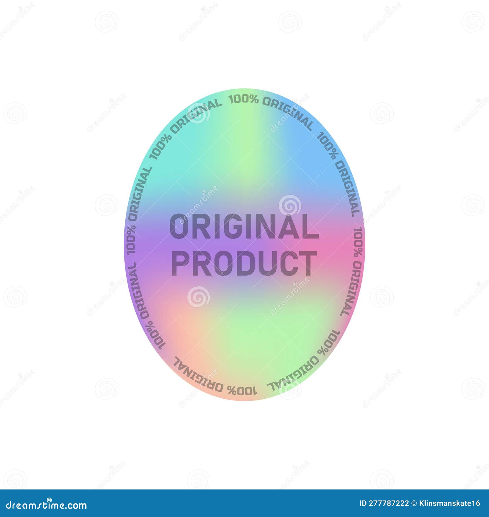 Original Product Hologram Label Badge Stock Vector - Illustration of ...