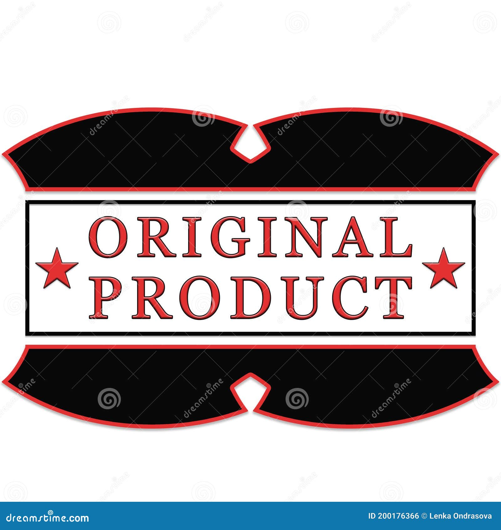 Original product label stock illustration. Illustration of icon - 200176366