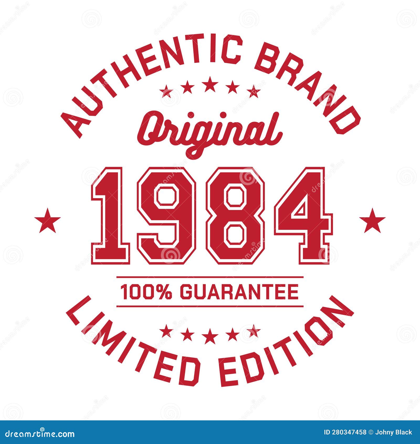 1984 Authentic Brand. Apparel Fashion Design. Graphic Design for T ...