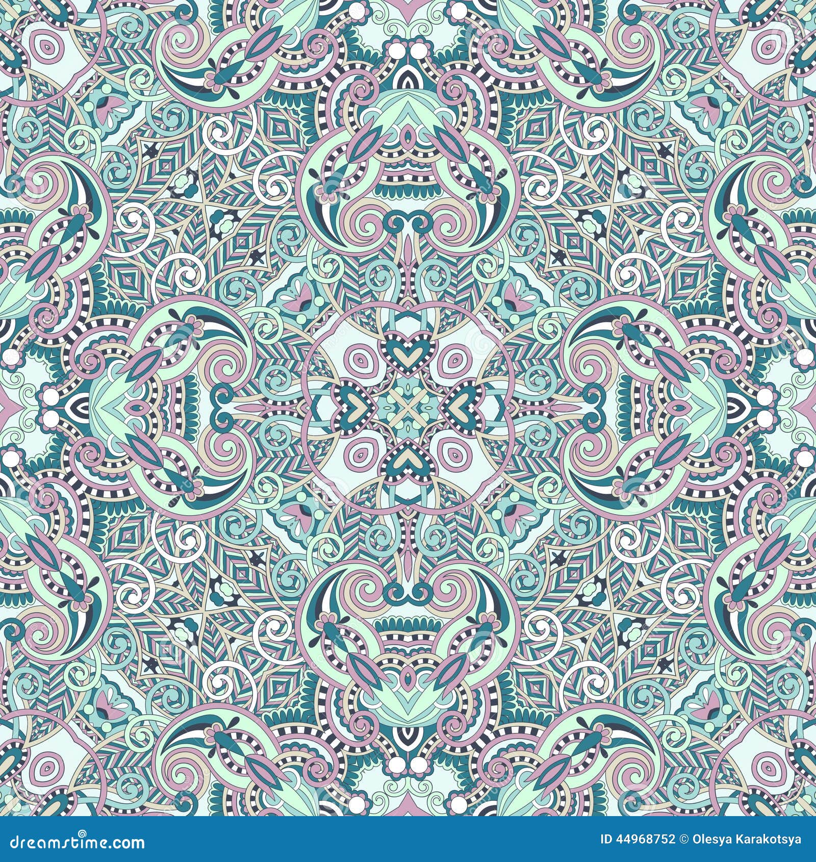 Original Retro Paisley Seamless Pattern Stock Vector - Illustration of ...