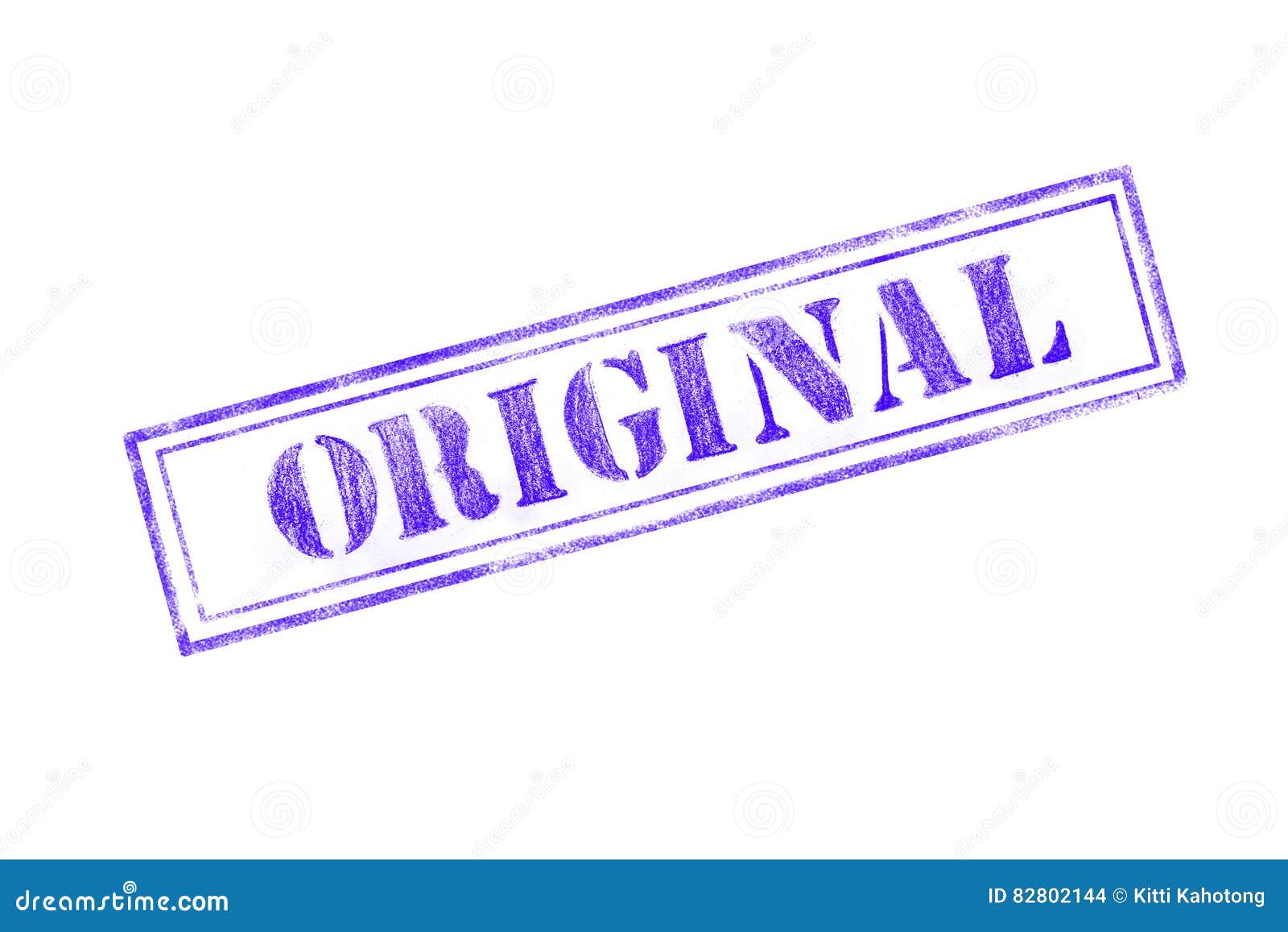 `ORIGINAL` Rubber Stamp Over a White Background Stock Illustration ...