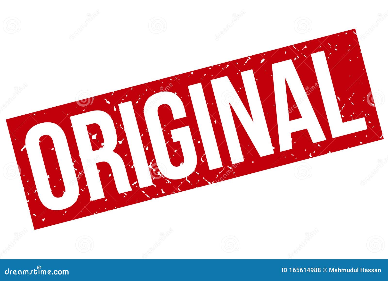 Original Rubber Stamp. Red Original Rubber Grunge Stamp Seal Vector ...