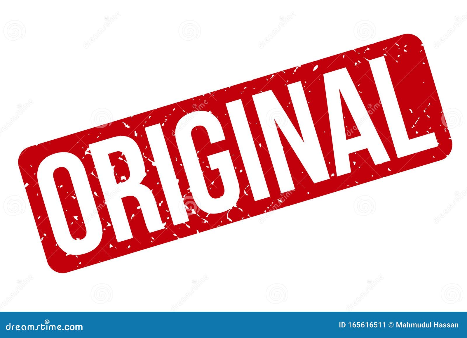 Original Rubber Stamp. Red Original Rubber Grunge Stamp Seal Vector ...