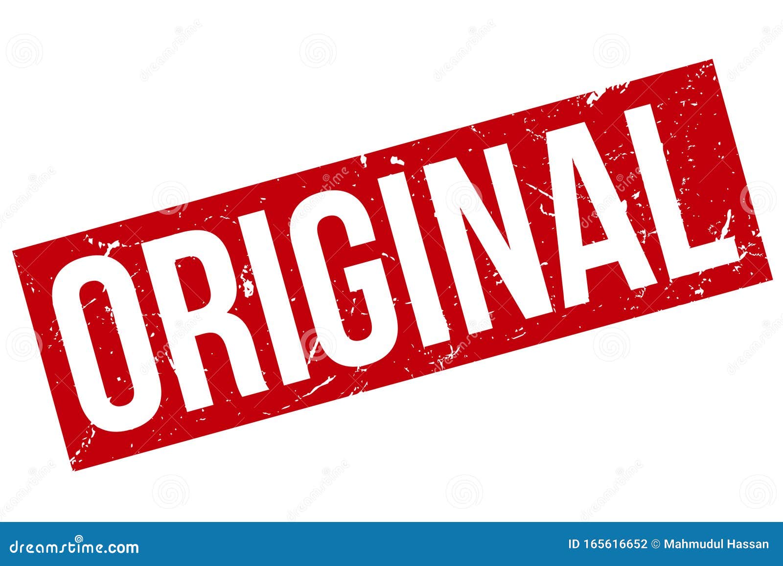 Original Rubber Stamp. Red Original Rubber Grunge Stamp Seal Vector ...