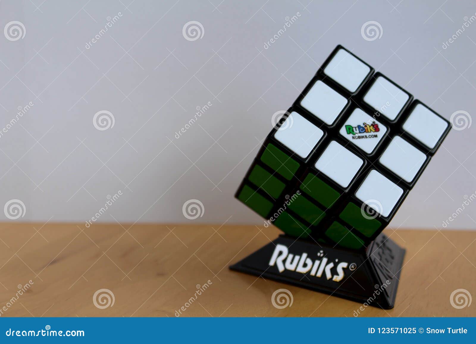 Original Rubik`s Brand Cube on a Stand Editorial Image - Image of play ...