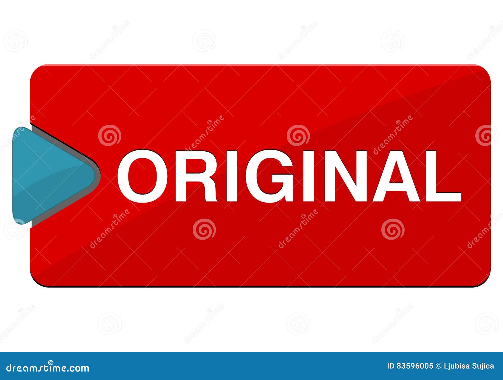 Original sign stock vector. Illustration of originally - 83596005