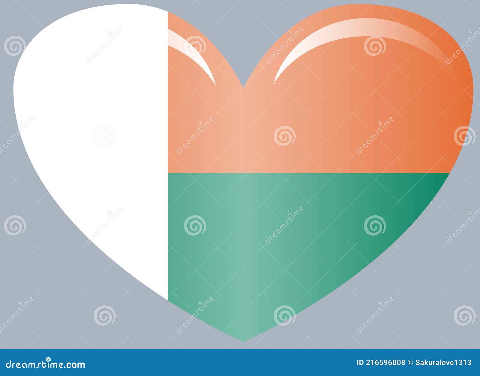 Original and Simple Madagascar Flag Isolated Vector in Official Colors ...