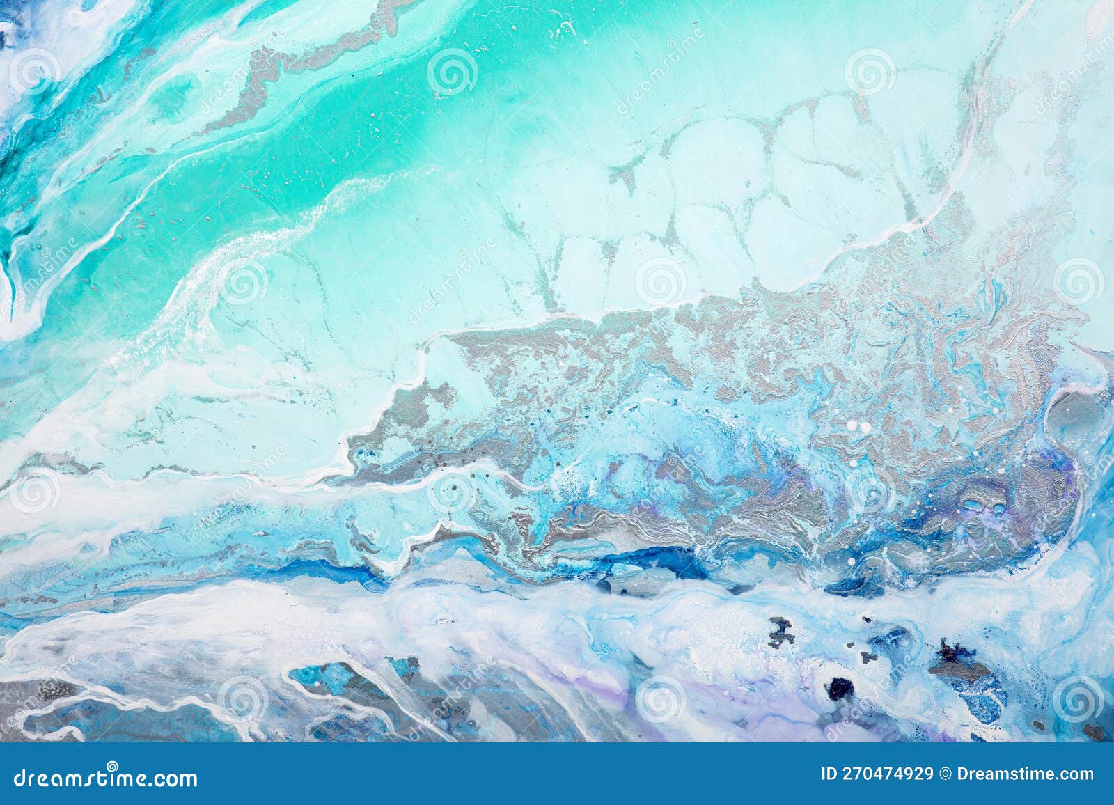 Original Simulation of Depth Ocean and the Sea Surface. Modern Design ...