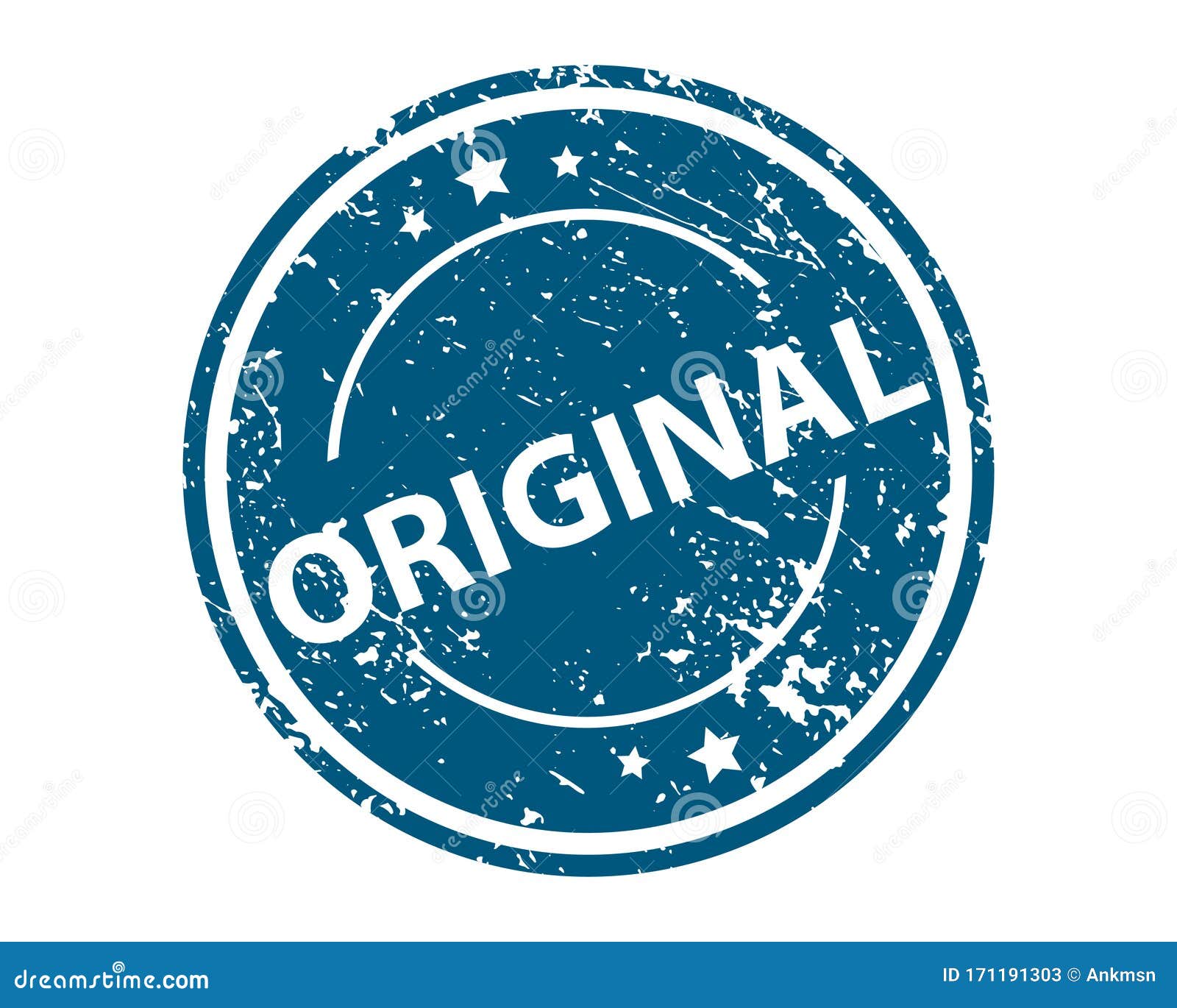 Original Stamp Vector Texture. Rubber Cliche Imprint Stock Vector ...