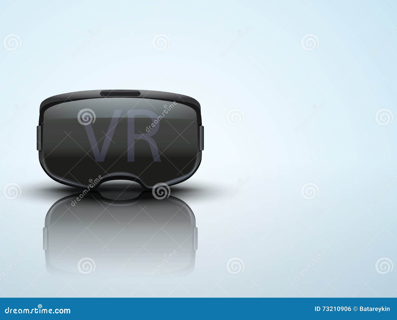 Original Stereoscopic 3d VR Headset Stock Vector - Illustration of ...