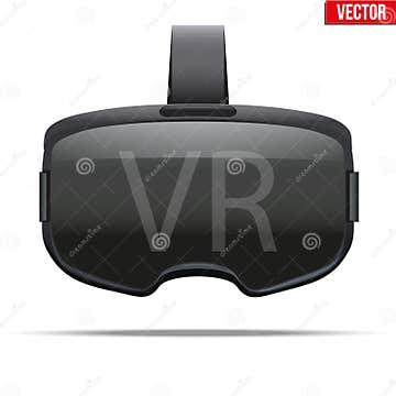Original Stereoscopic 3d VR Headset Stock Vector - Illustration of ...