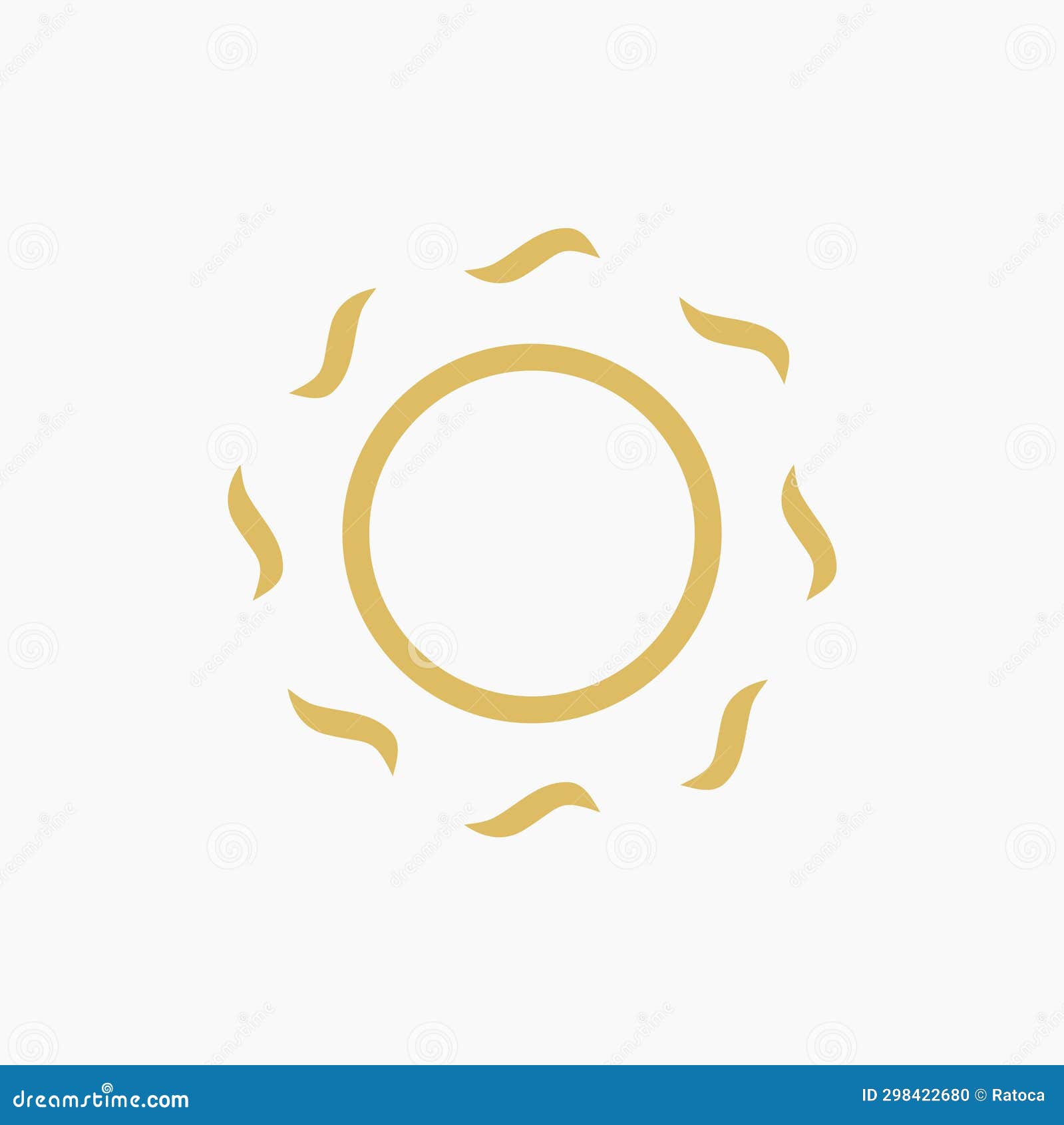 Original sun icon stock vector. Illustration of sign - 298422680
