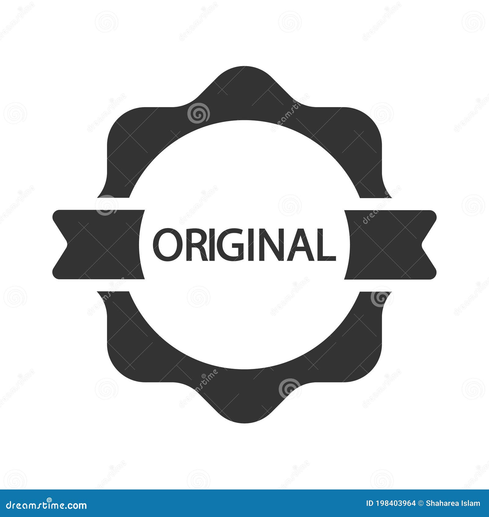 Original tag, label icon stock vector. Illustration of symbol - 198403964