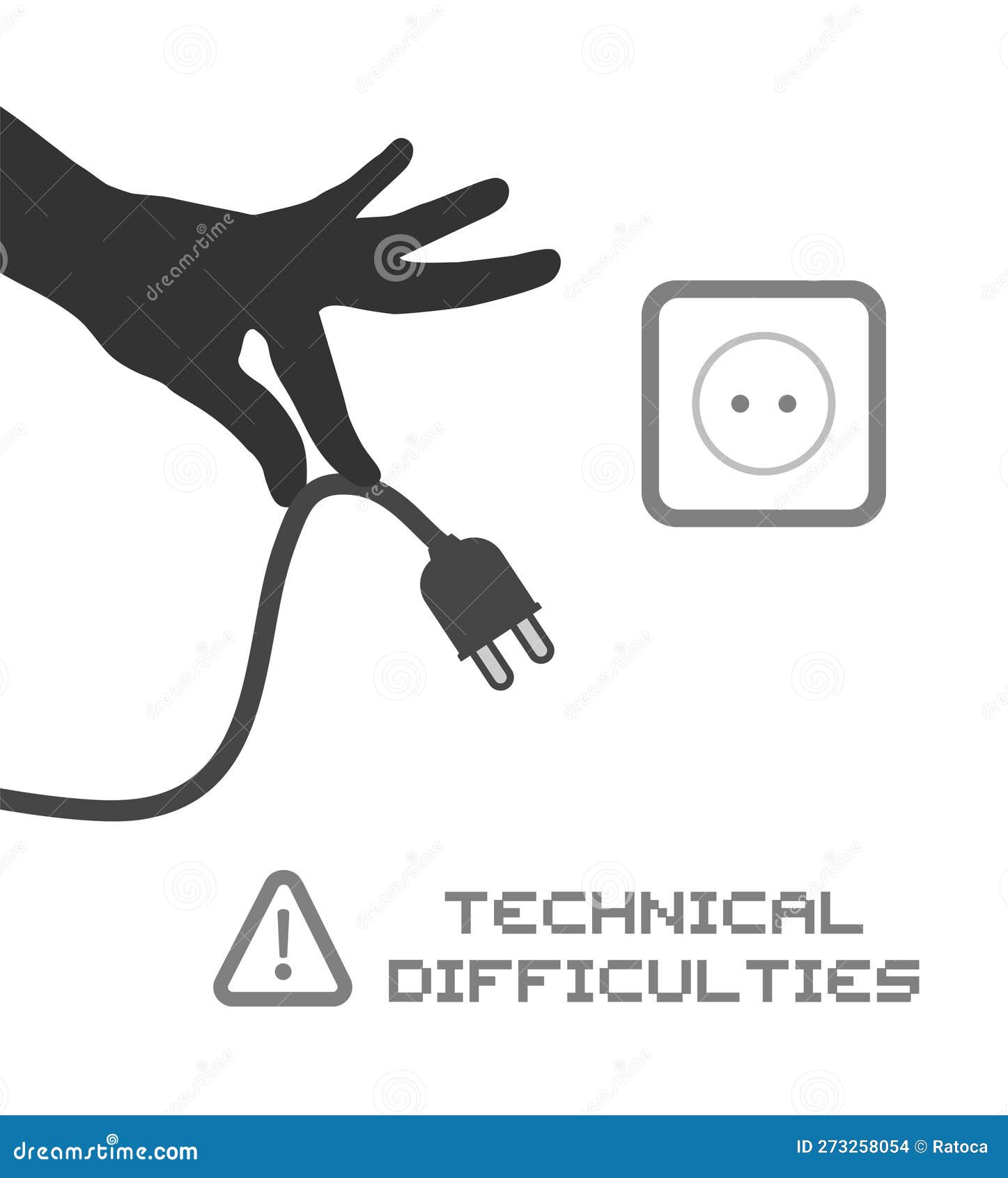 Technical Difficulties Clean Stock Image | CartoonDealer.com #185413621