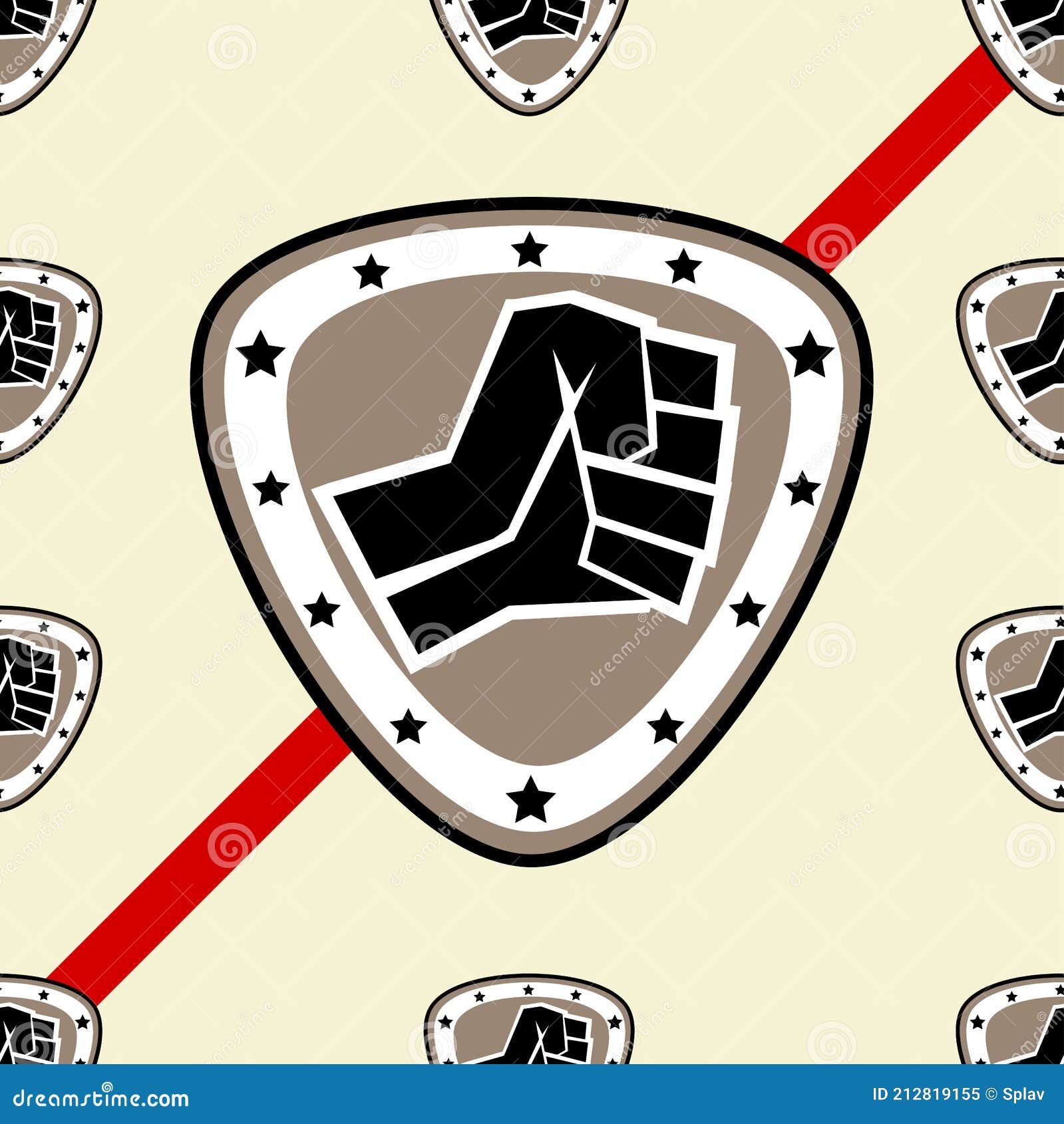 Cool Seamless Texture Pattern MMA, Karate for Print on T-shirts ...