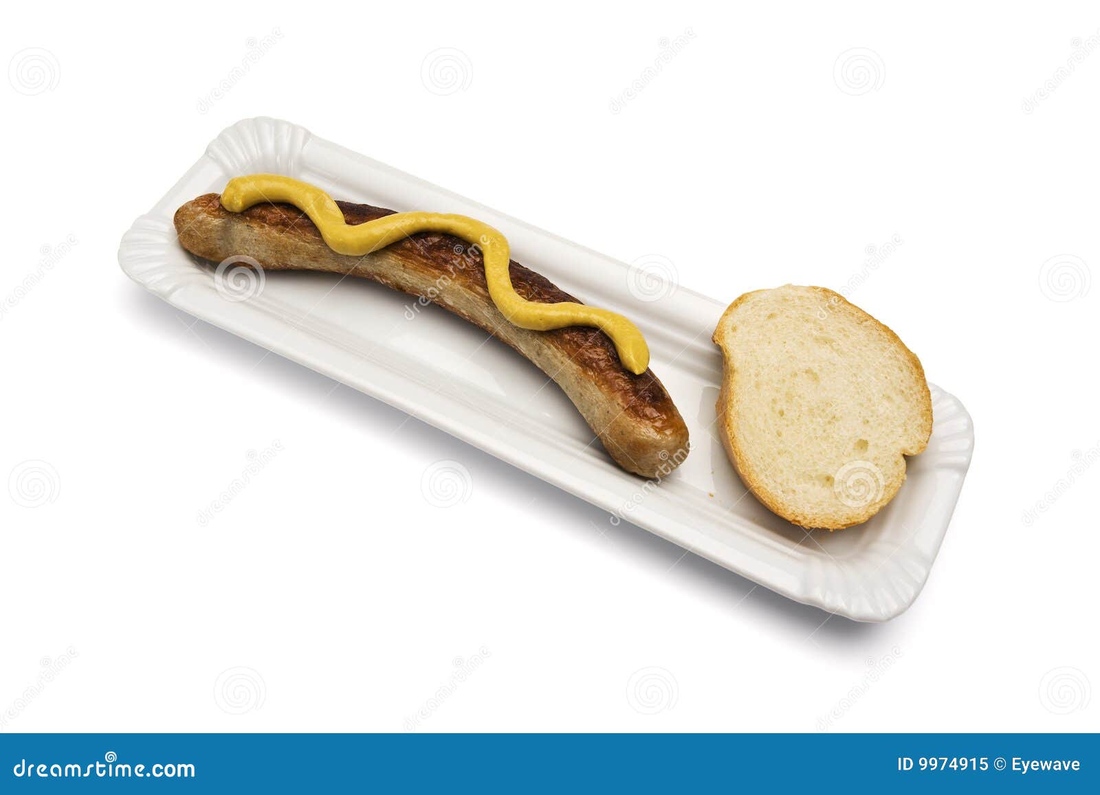 Original Thuringer Rostbratwurst Stock Image - Image of wurst, fast ...