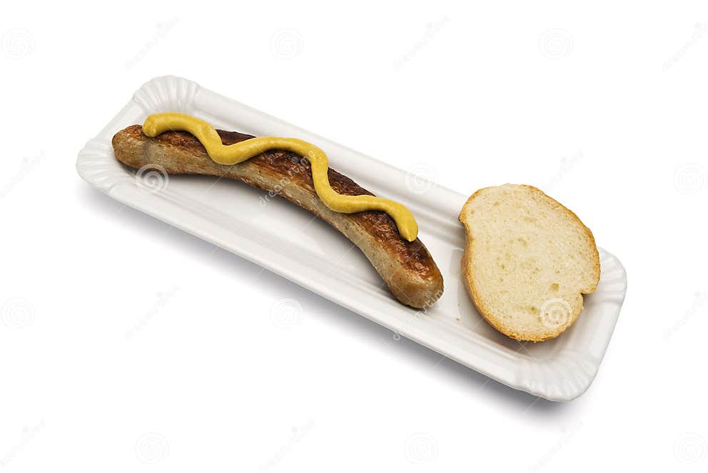 Original Thuringer Rostbratwurst Stock Image - Image of wurst, fast ...
