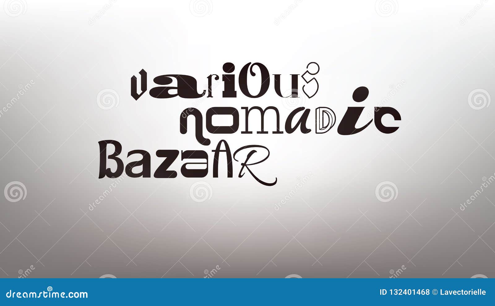 Original typography poster stock vector. Illustration of nomadic ...