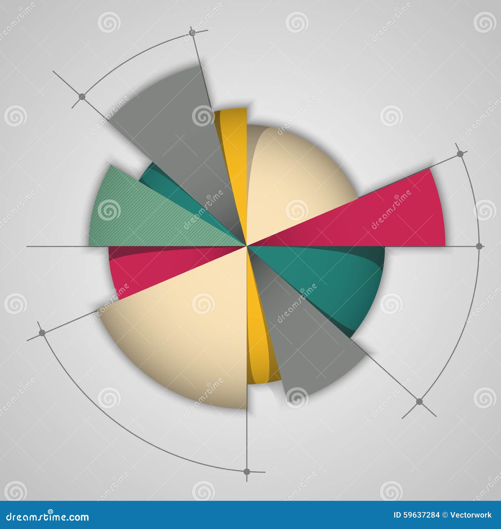 Color Pie Chart Stock Illustrations – 13,227 Color Pie Chart Stock ...