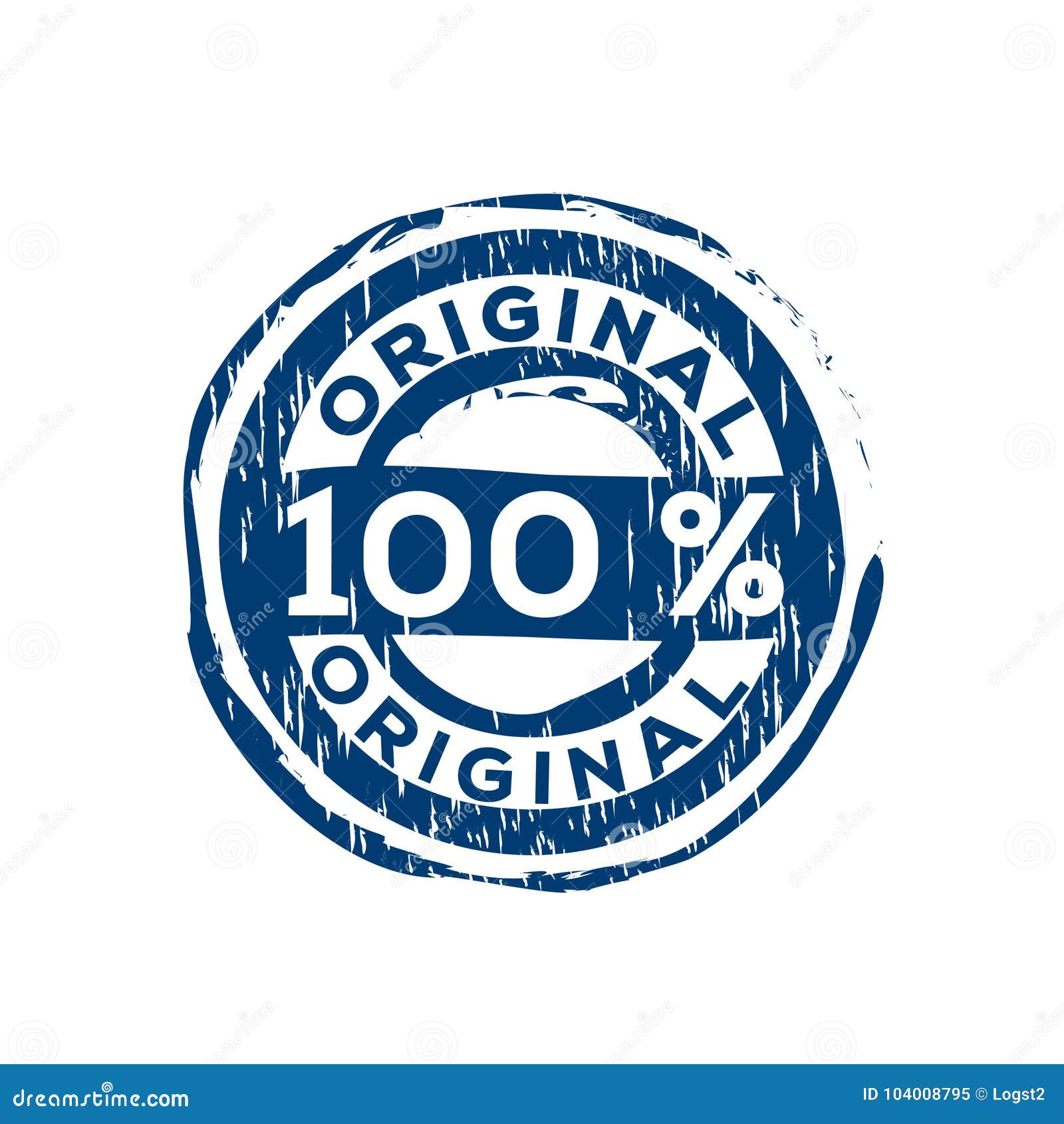 100 Original Vector Rubber Stamp Stock Vector - Illustration of ...