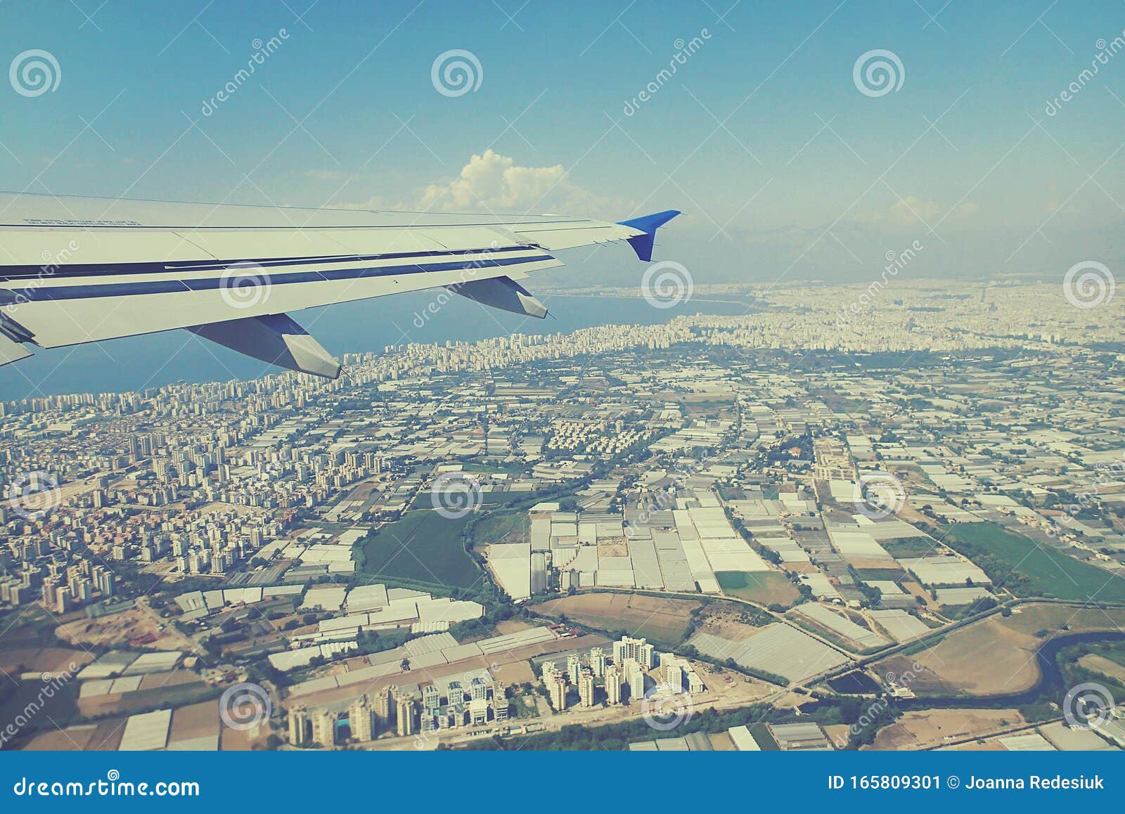 Original View of Turkey from the Windows of Aircraft Flying Over it ...