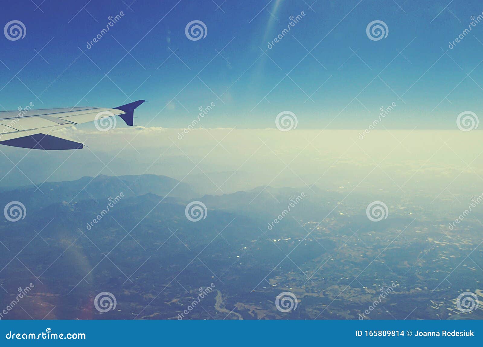 Original View of Turkey from the Windows of Aircraft Flying Over it ...