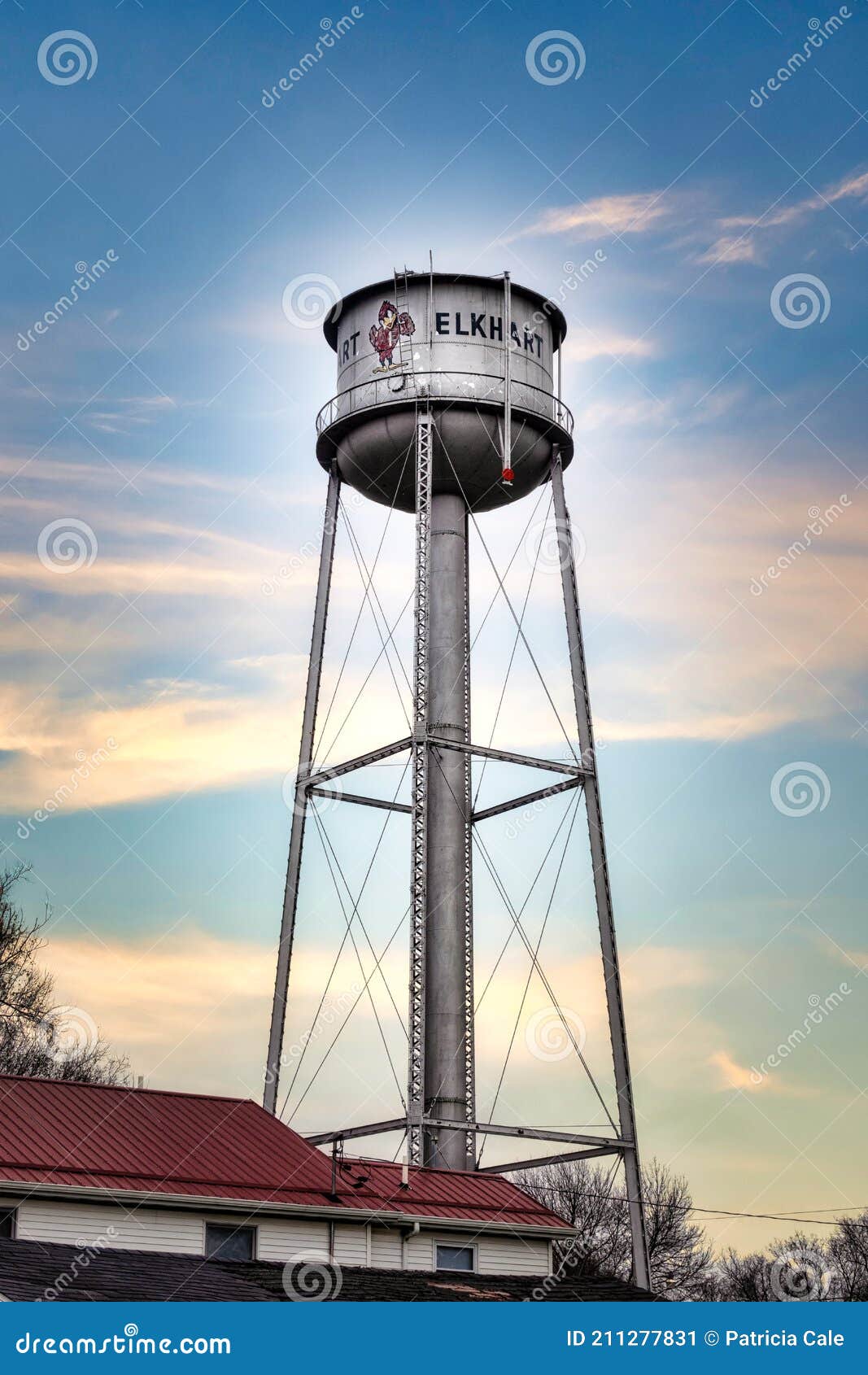 Old, Historic Water Tower in McLean, Illinois Editorial Photo - Image ...
