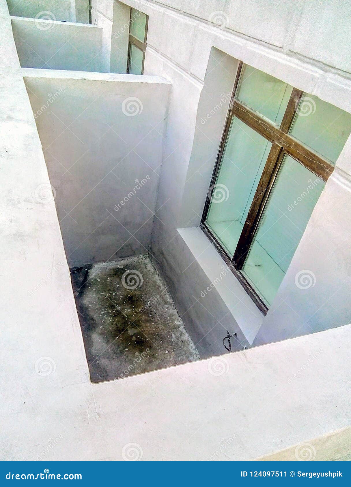 Basement window. Design stock image. Image of wall, architecture ...