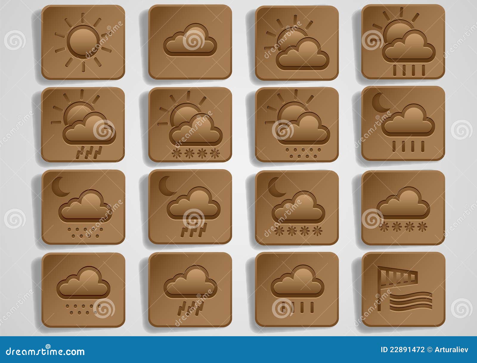 Original Weather Icons Vector Illustration | CartoonDealer.com #22891472