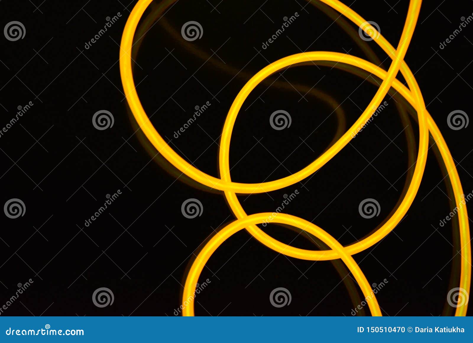 The Original Yellow Lighting of Thick Electoluminescent Wires and Lines ...