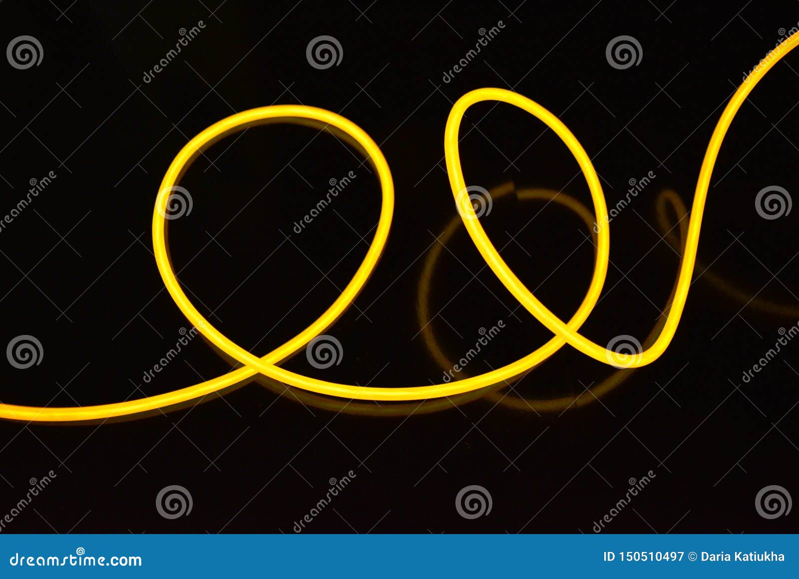 The Original Yellow Lighting of Thick Electoluminescent Wires and Lines ...