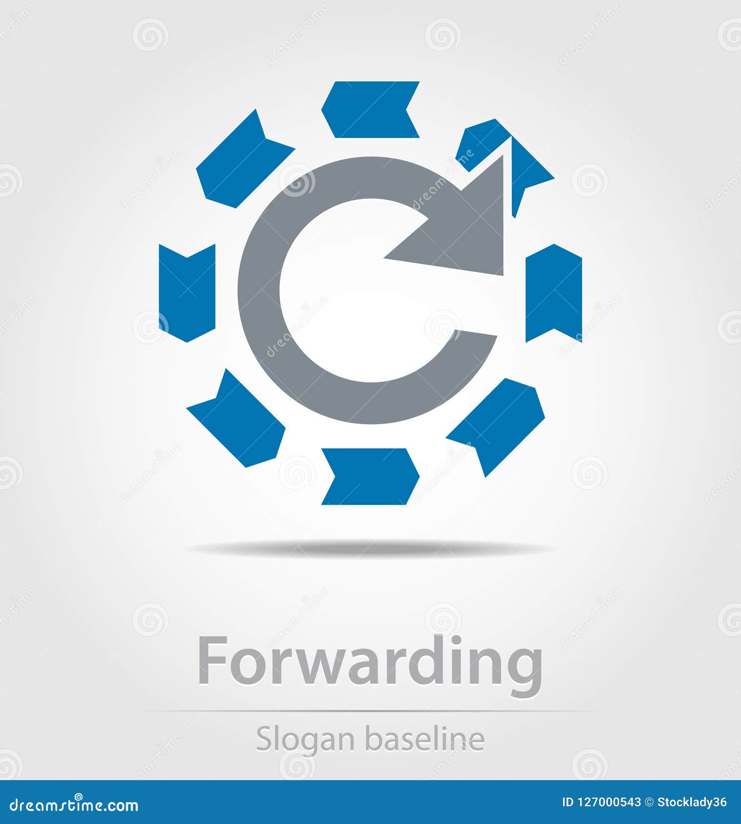 Originally Created Forwarding Vector Business Icon Stock Vector ...