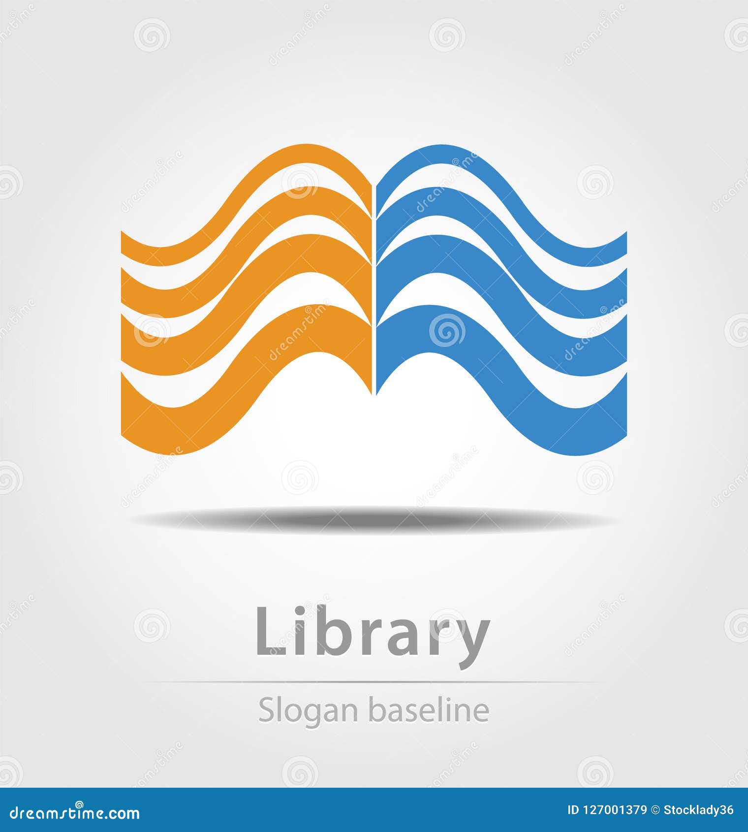Originally Created Library Vector Business Icon Stock Vector ...