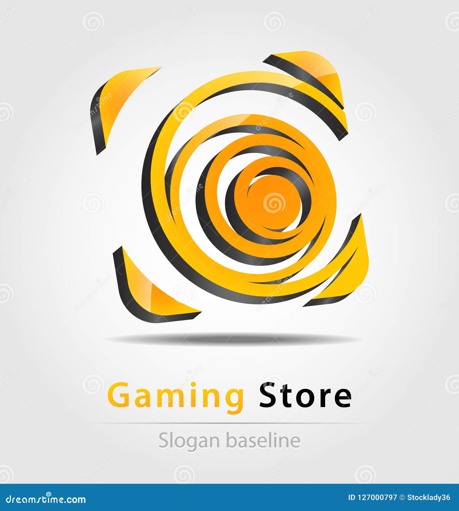 Originally Designed Gaming Store Vector Business Icon Stock Vector ...