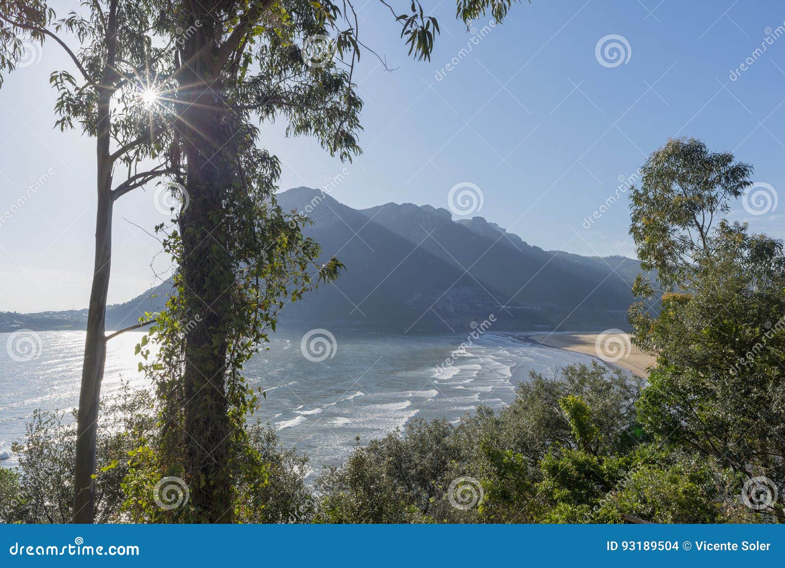 The Orion Beach from Sonabia Stock Photo - Image of background ...