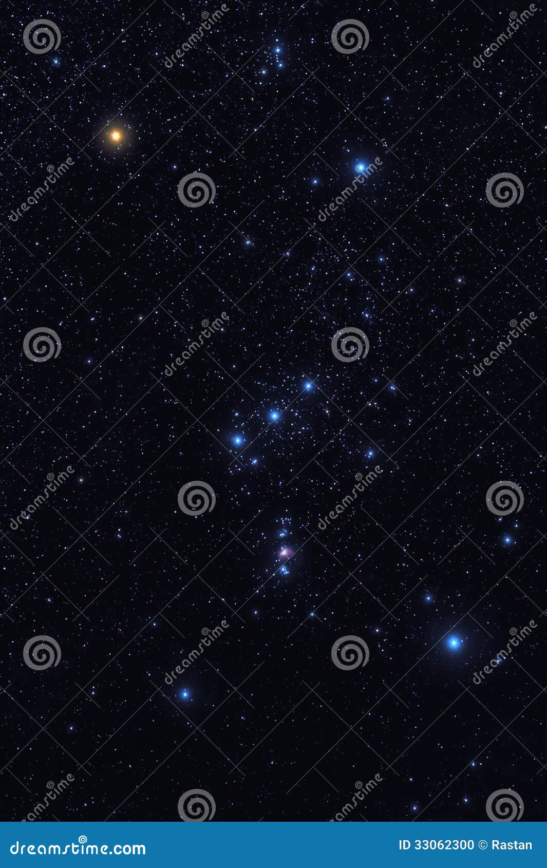 The Orion Constellation Stock Image | CartoonDealer.com #44029549