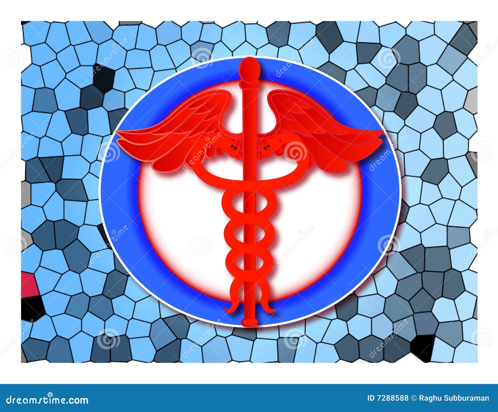 Orion en un fondo azul ilustración del vector. Ilustración de ...