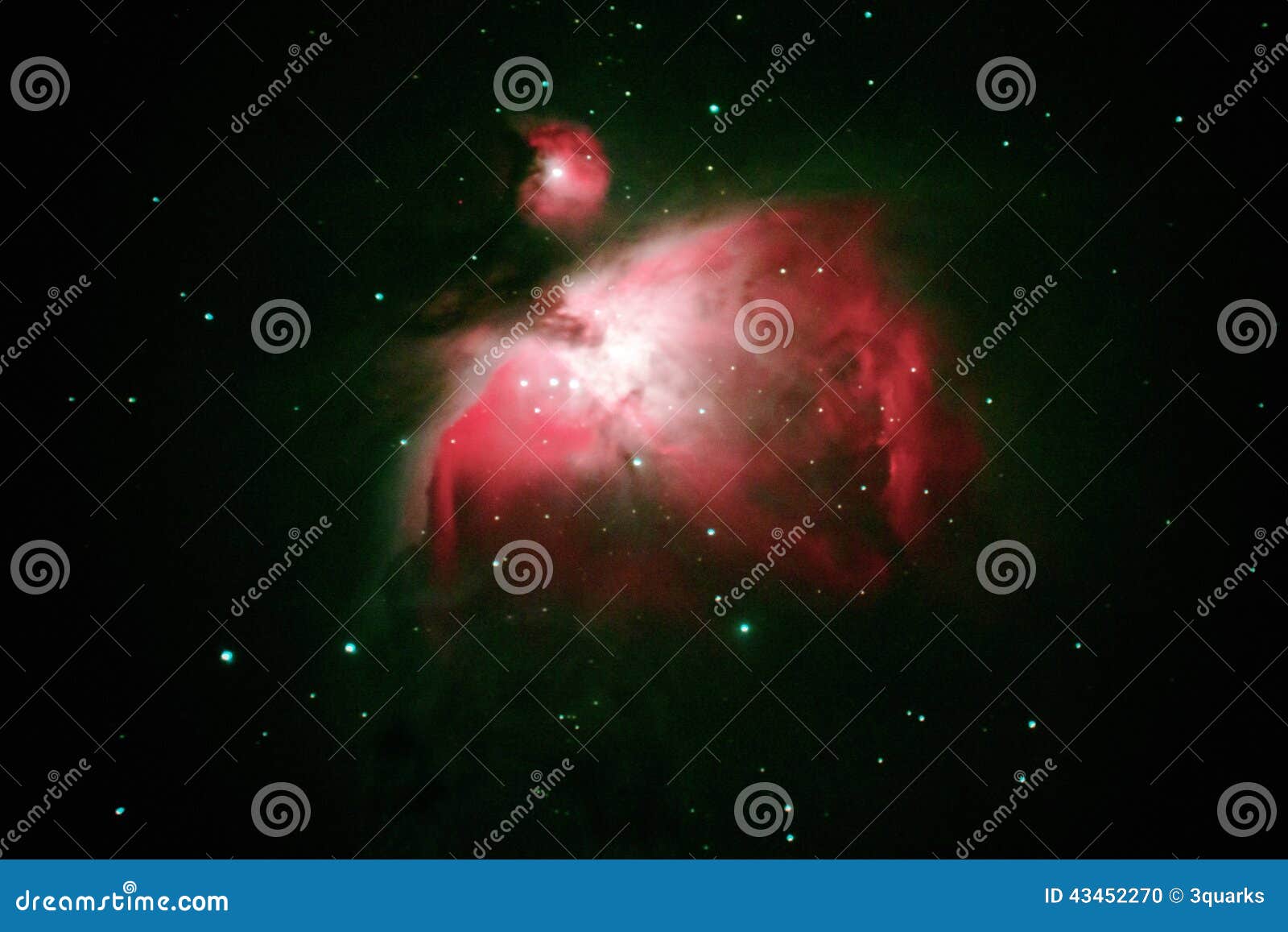 Orion Nebula M42 stock photo. Image of telescope, science - 43452270